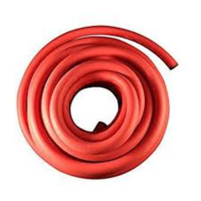 2" Red Rubber Water Hose - 250 foot roll - Air, Water, Light Chemical