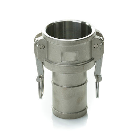 3" Stainless Steel Female Camlock Fitting - Style C