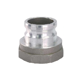 4" Male Camlock x 5" Female Pipe Jump Adapter - Style A - Aluminum