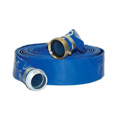 3 Inch Water Discharge Hose Assembly with M/F Pipe (NPSH) - 50 ft