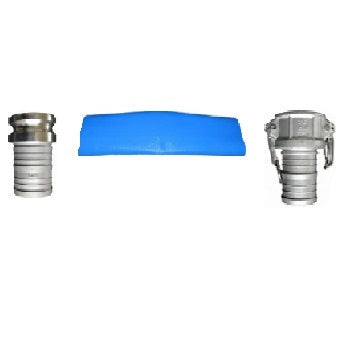 Aquaflow 3" x 100 ft drinking water discharge hose assembly - NSF approved